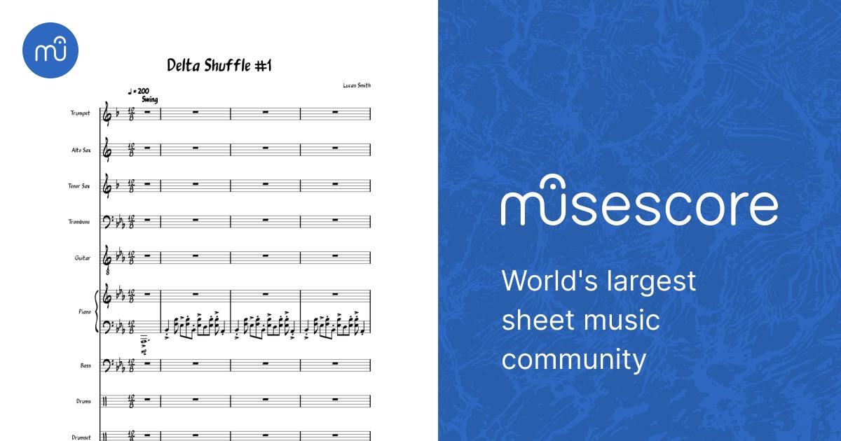 Wobbly Shuffle Sheet music for Piano, Trombone, Saxophone alto ...