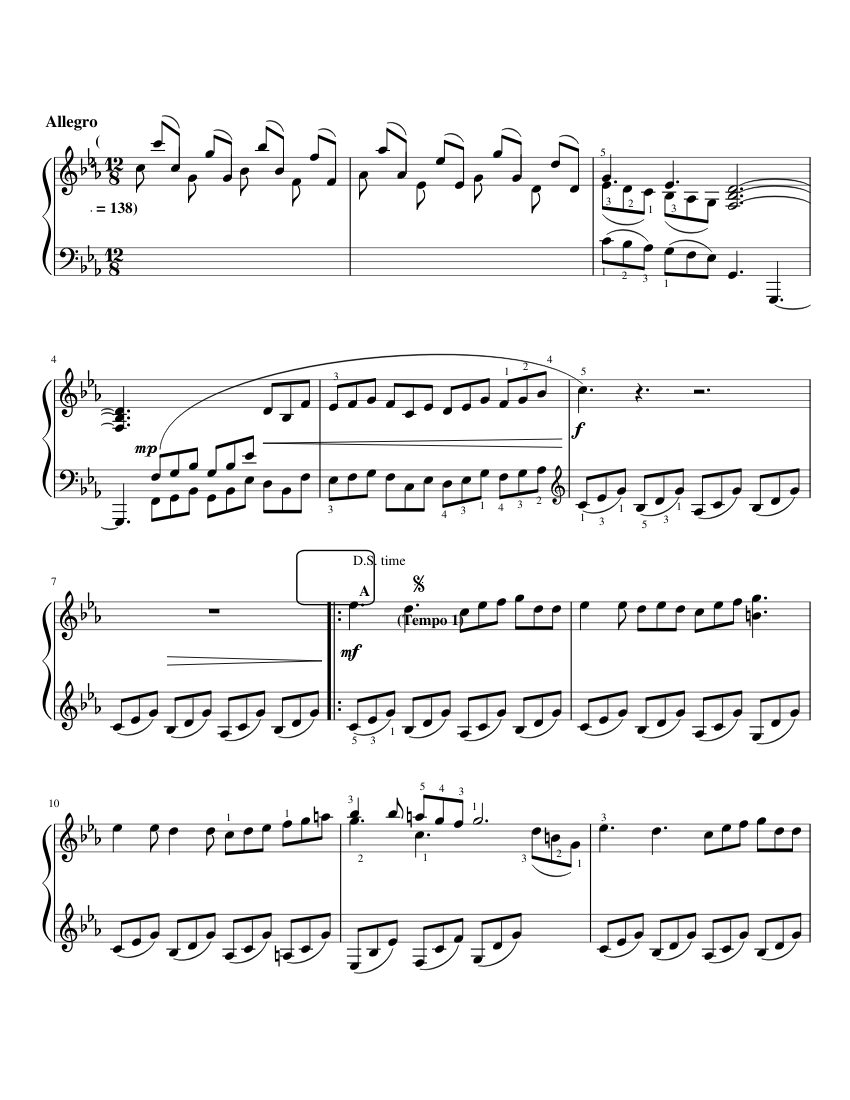 Eternal Harvest (Final Fantasy IX Piano Collections) Sheet music for Piano (Solo) | Musescore.com
