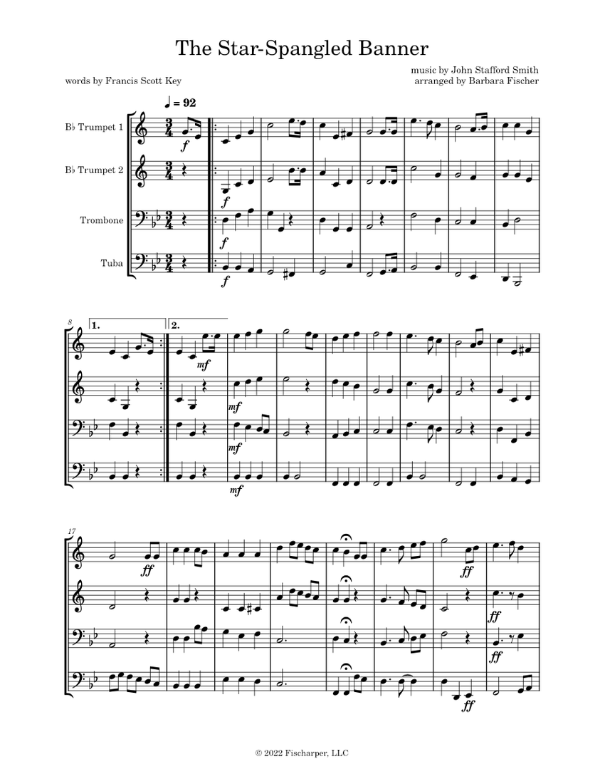 The star-spangled banner – John Stafford Smith The_Star_Spangled_Banner ...