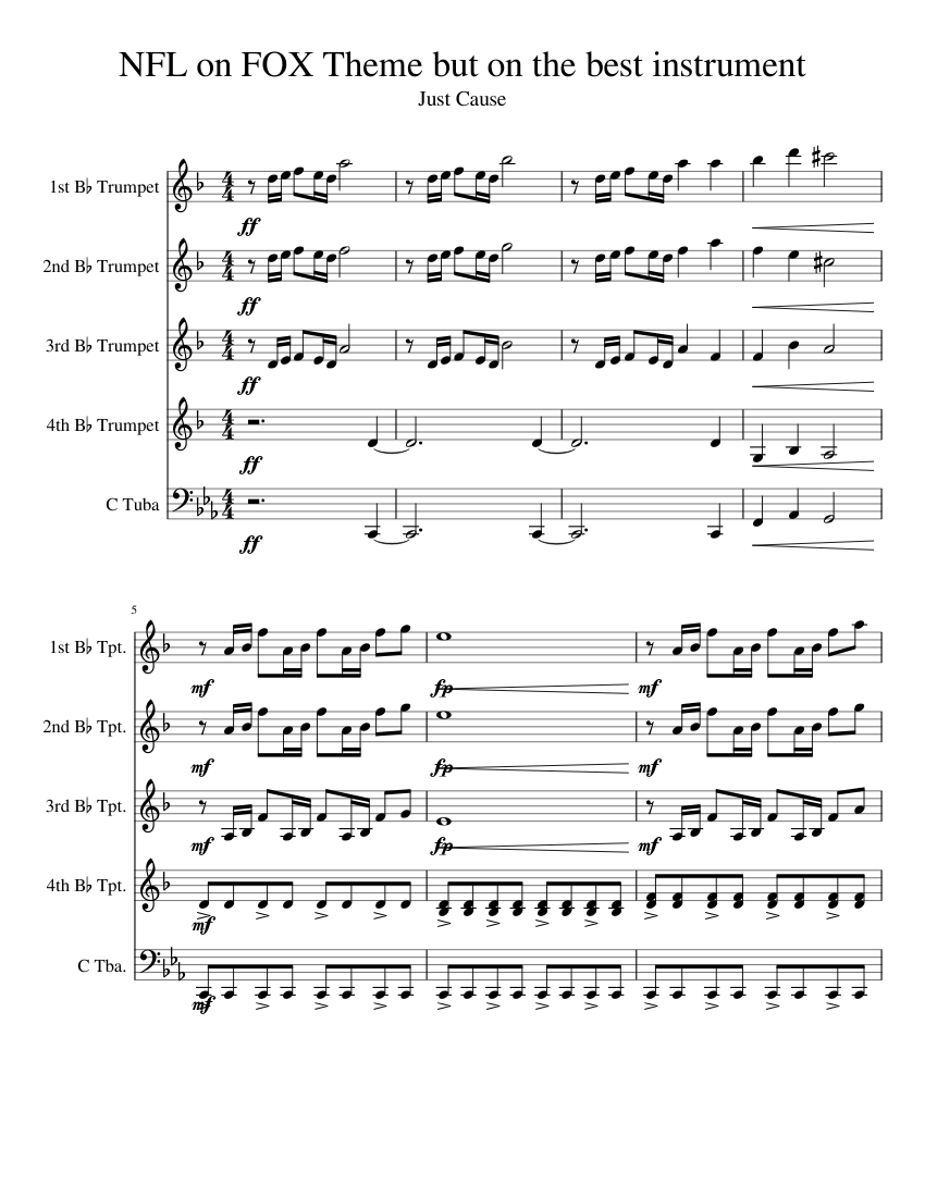 NFL on FOX Theme but on the best instrument - piano tutorial