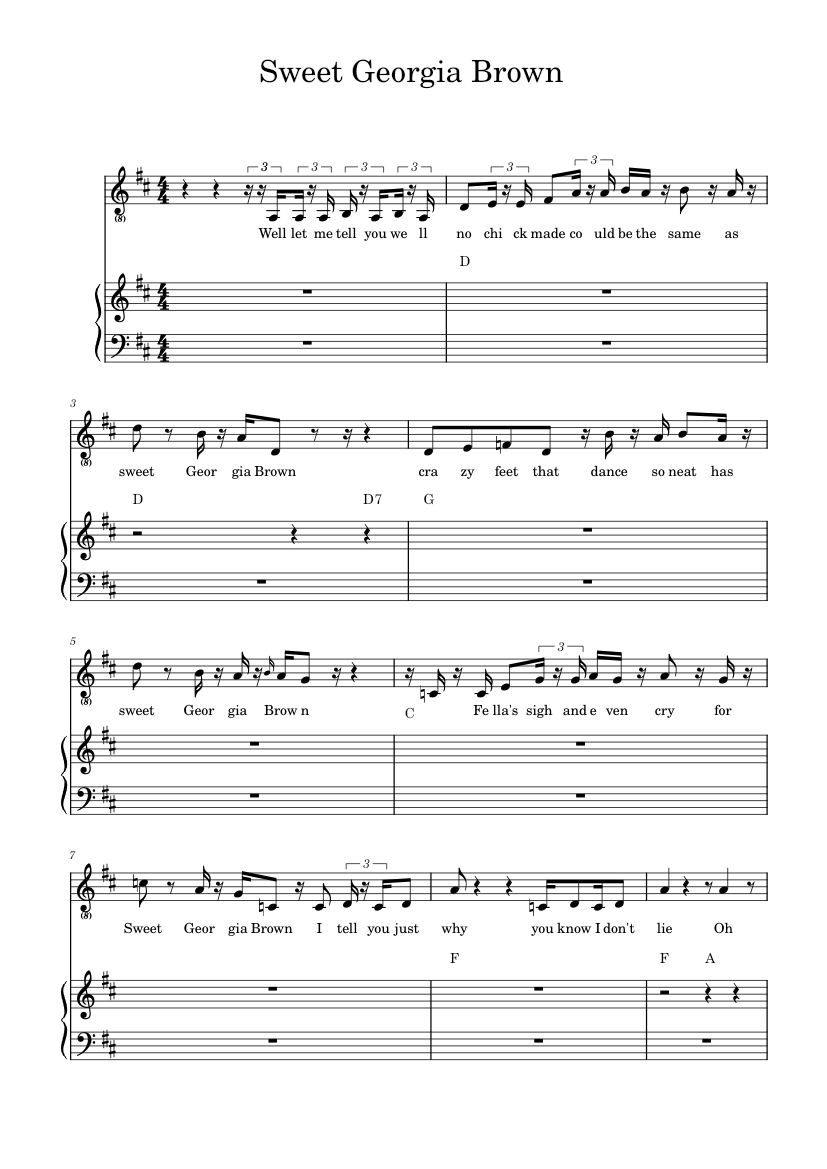 Sweet georgia brown – Django Reinhardt Sweet_Georgia_Brown Sheet music ...