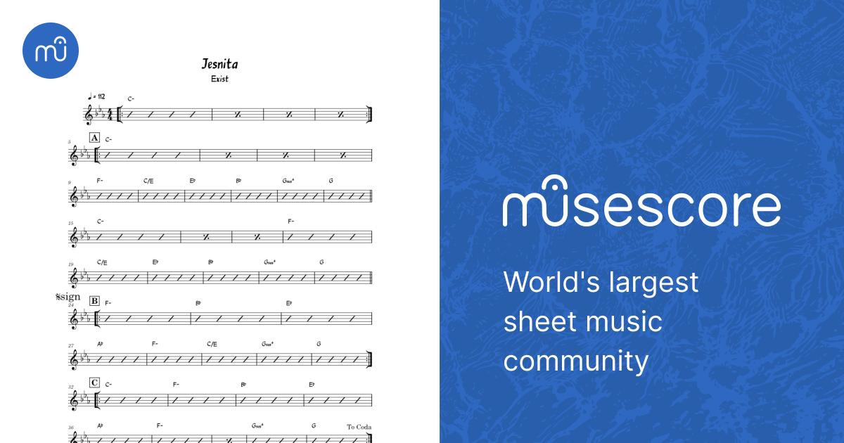 Jesnita – Exists Jesnita Sheet music for Piano (Solo) Easy | Musescore.com