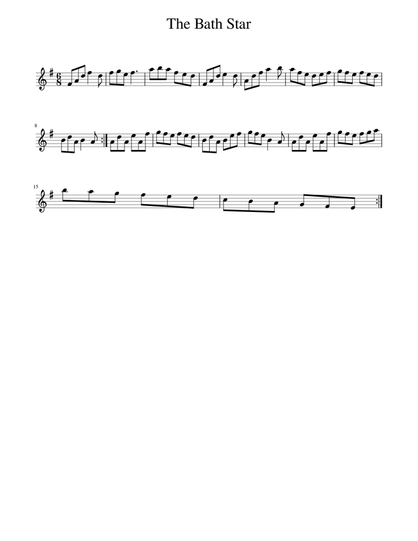 The Bath Star Sheet music for Piano (Solo) | Musescore.com