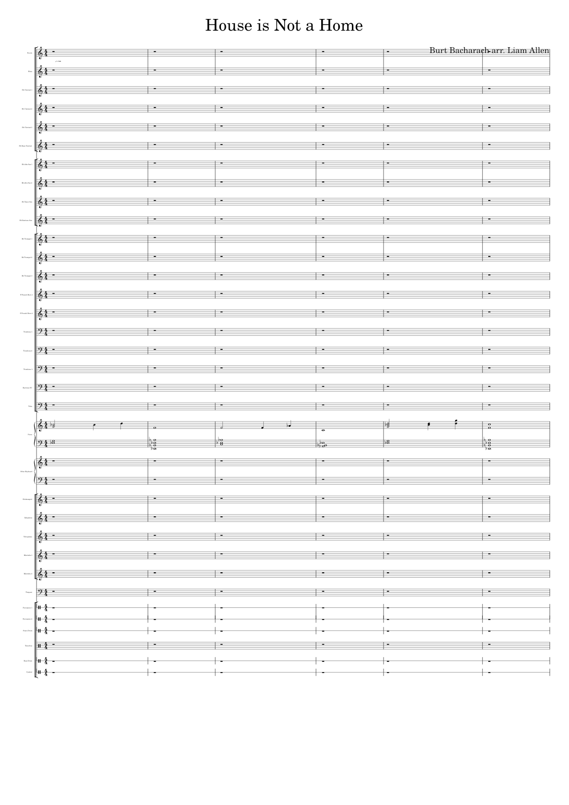 A house is not a home – Burt Bacharach House is Not a Home Marching ...