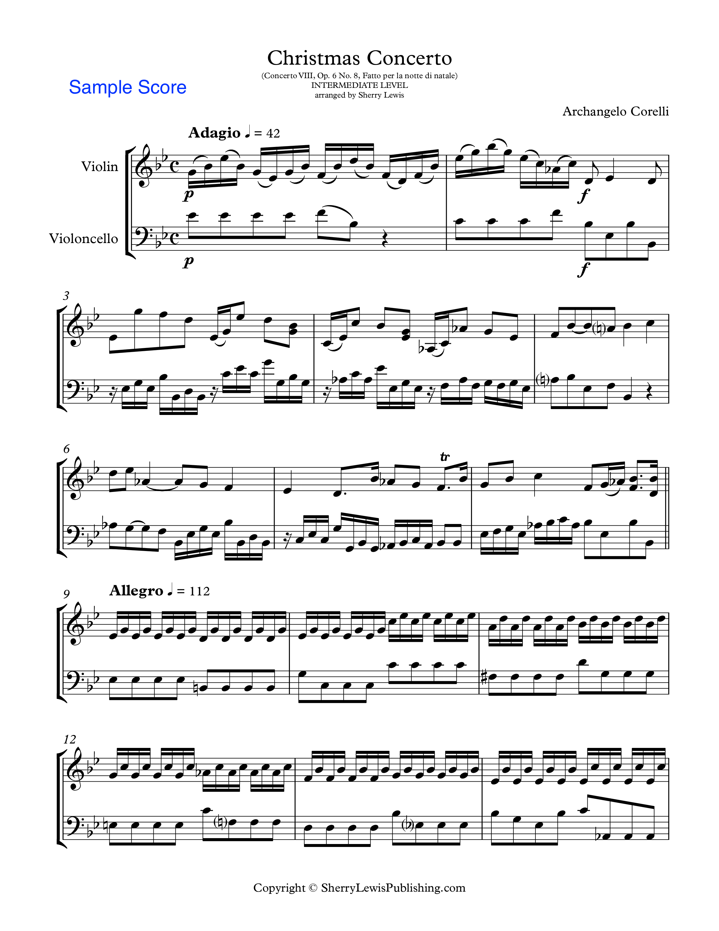 Play Official version of Concerto grosso in G minor, Op. 6, No. 8 ...
