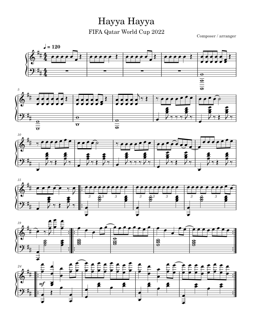 Hayya Hayya (Better Together) - World Cup 2022 – Trinidad Cardona Hayya ...