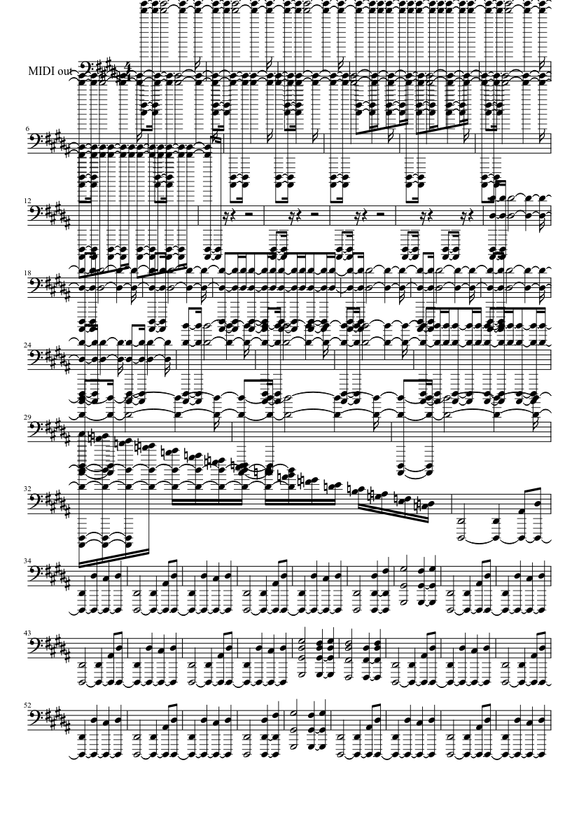 Bad Apple Sheet music for Piano (Solo) | Musescore.com