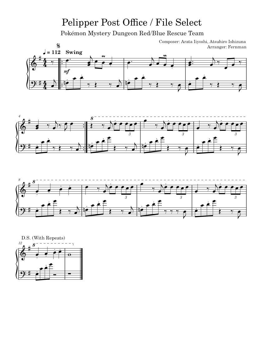 File Select / Pelipper Mail Room - Pokemon Mystery Dungeon Rescue Team ...