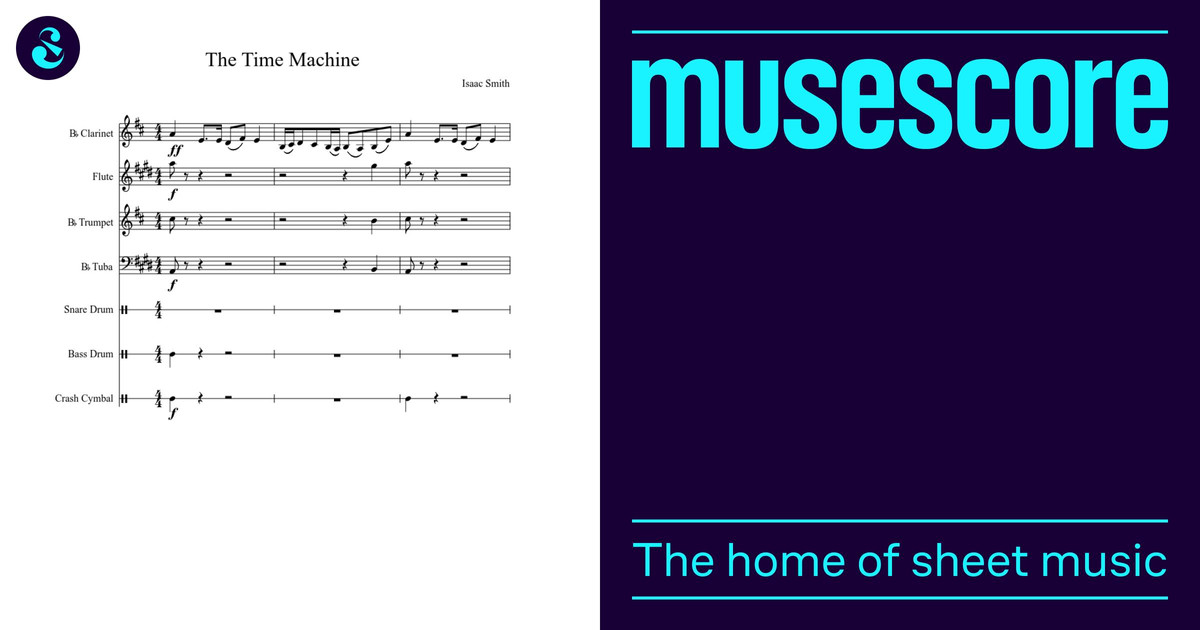 The Time Machine Sheet music for Tuba, Flute, Clarinet other, Trumpet ...