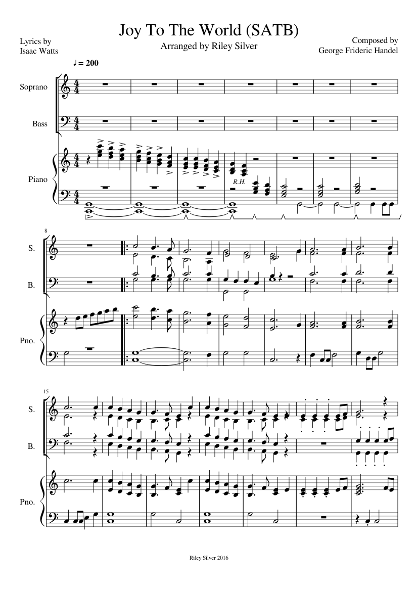 Satb Choir Sheet Music