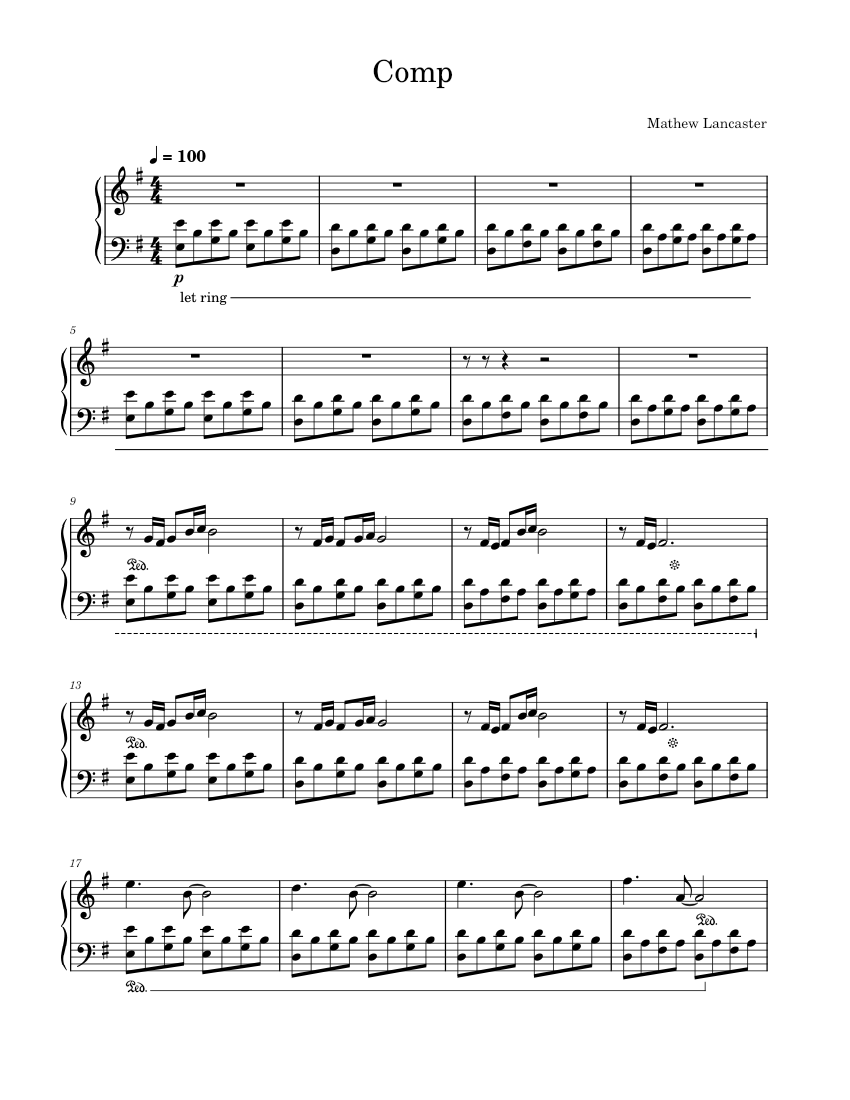 Comptine d'un autre été, l'après-midi – Yann Tiersen Comp Sheet music ...