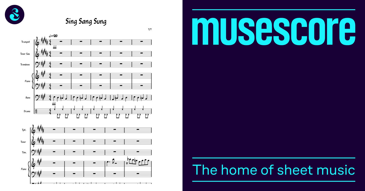 Sing Sing Sing – Benny Goodman Sing_Sang_Sung Sheet music for Piano ...