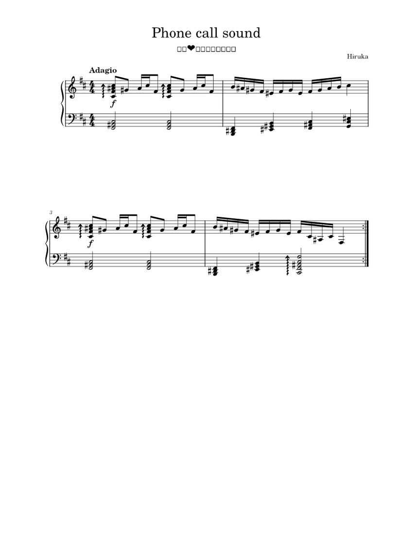 Samsung Homecoming ringtone - piano Sheet music for Piano (Solo) Easy ...