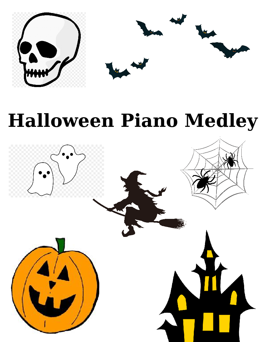 Halloween Piano Medley Sheet music for Piano (Solo) | Musescore.com