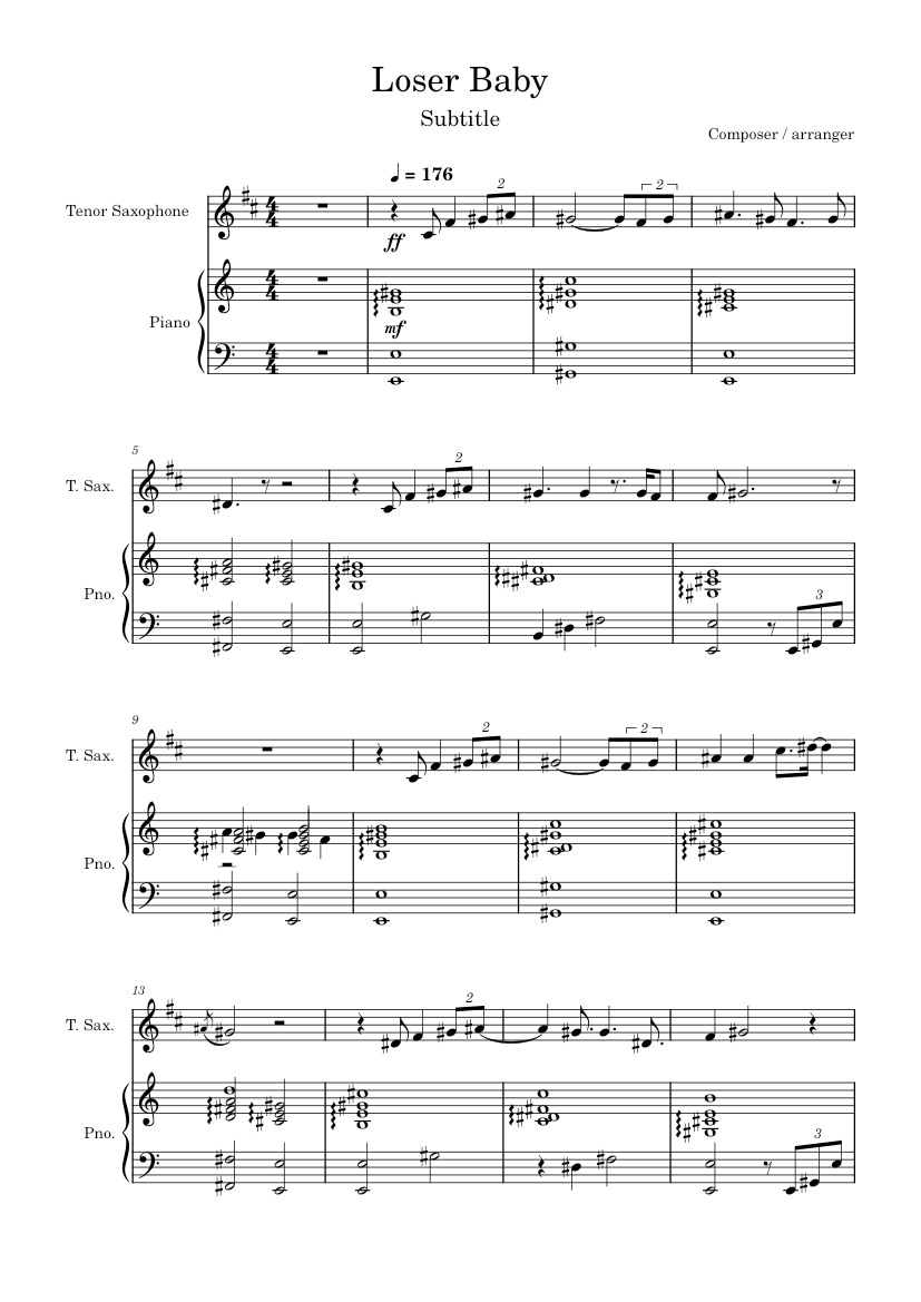 Loser, Baby – Andrew Underberg, Sam Haft, Keith David, Blake Roman ...