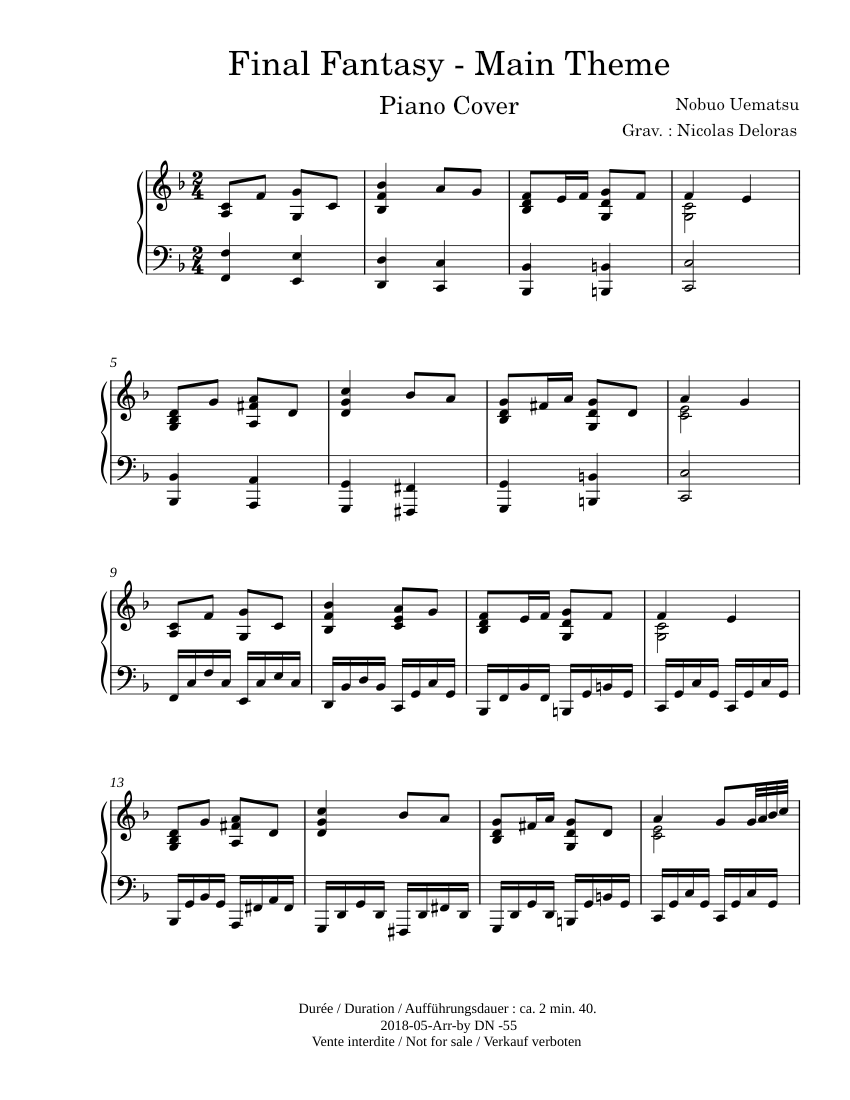 Final fantasy - main theme – Misc Computer Games Final Fantasy - Main ...