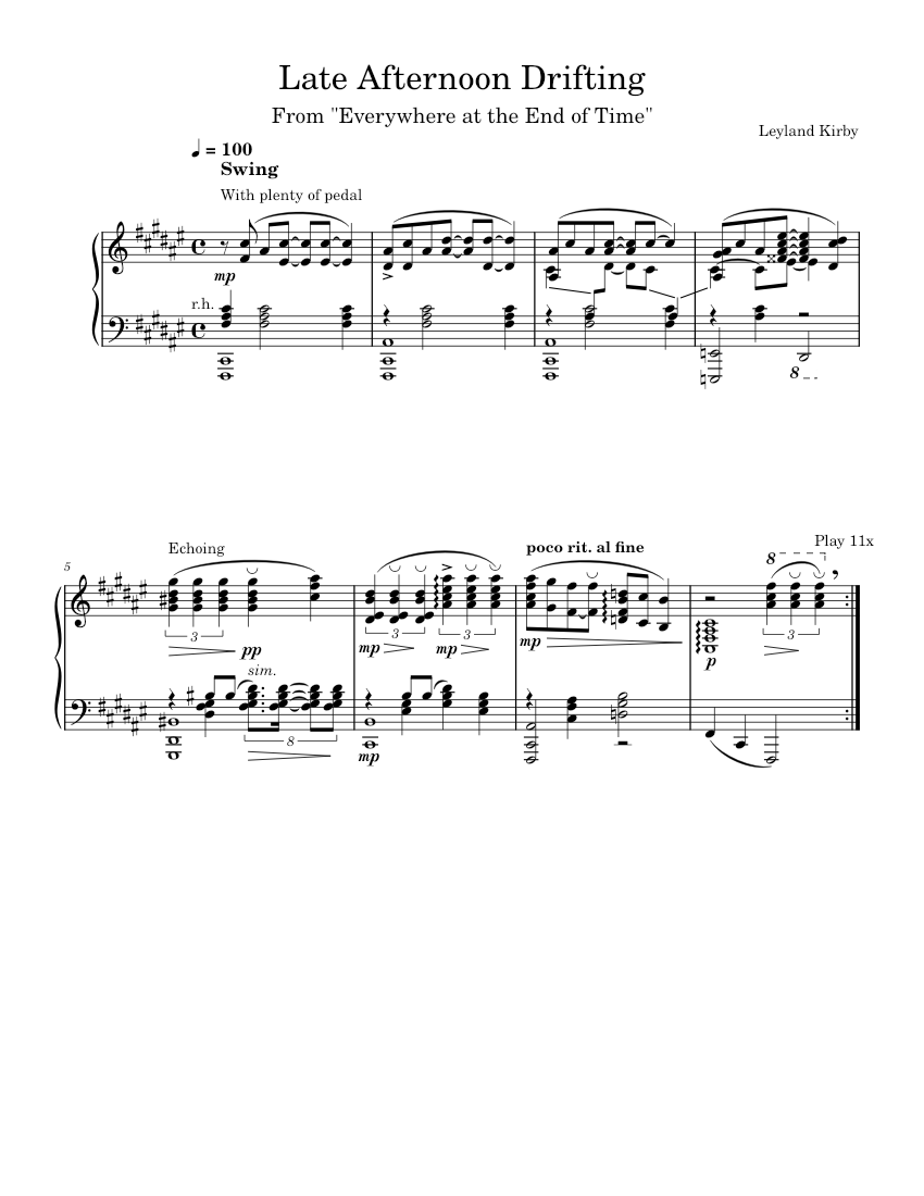 Late afternoon drifting (Everywhere at the End of Time) – Leyland Kirby ...