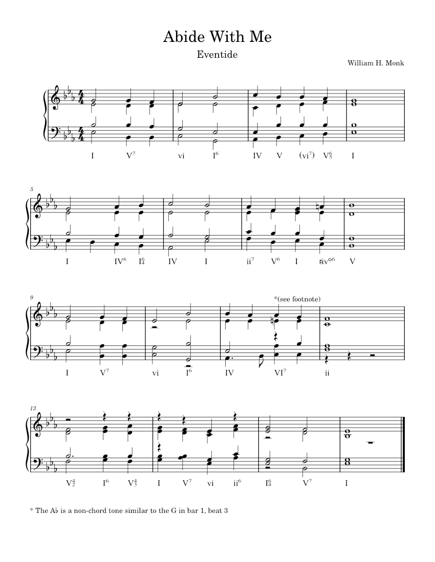 Abide with me – William Henry Monk SATB project - Abide with me - demo ...