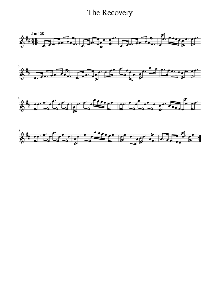 The Recovery Sheet music for Piano (Solo) Easy | Musescore.com