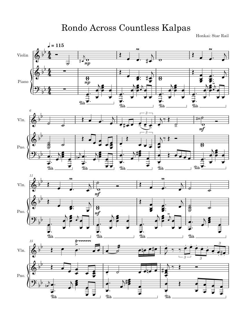 Animated Short Soundtrack: Rondo Across Countless Kalpas – Honkai: Star ...