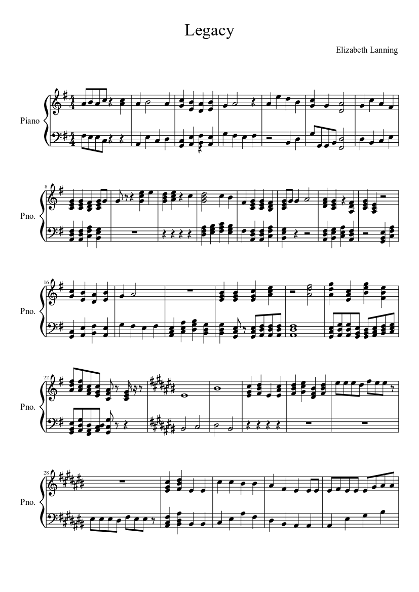 pretty colors Sheet music for Piano (Solo) | Musescore.com