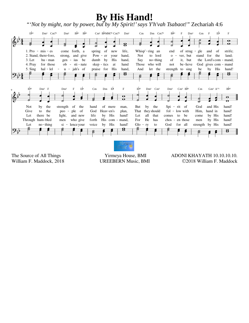 By His Hand! Sheet music for Strings group (String Duet) | Musescore.com