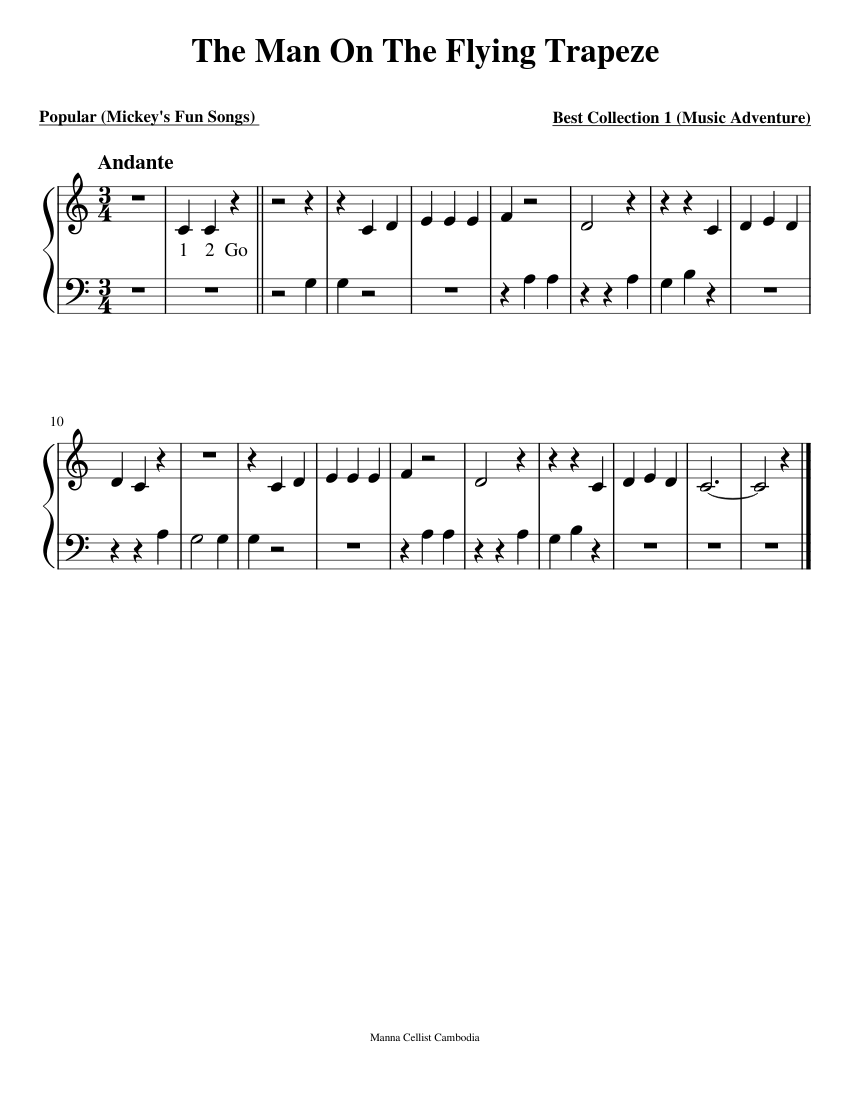 09. The Man On The Flying Trapeze – Mickey's Fun Songs l Best ...