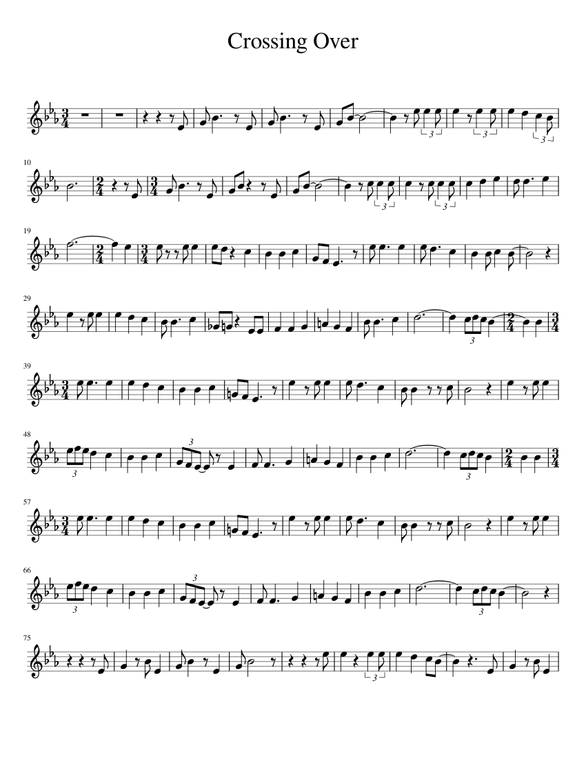 Crossing Over by Rodney Sharman Sheet music for Piano (Solo ...