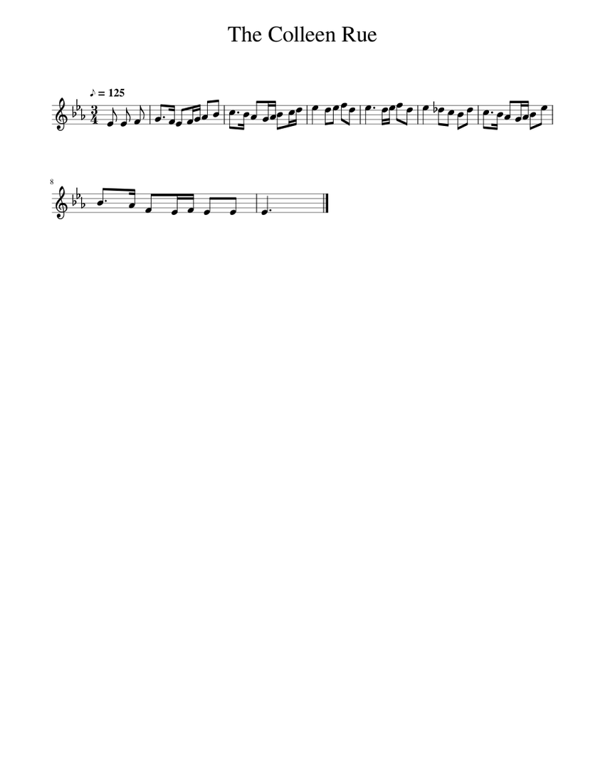 The Colleen Rue Sheet music for Piano (Solo) Easy | Musescore.com
