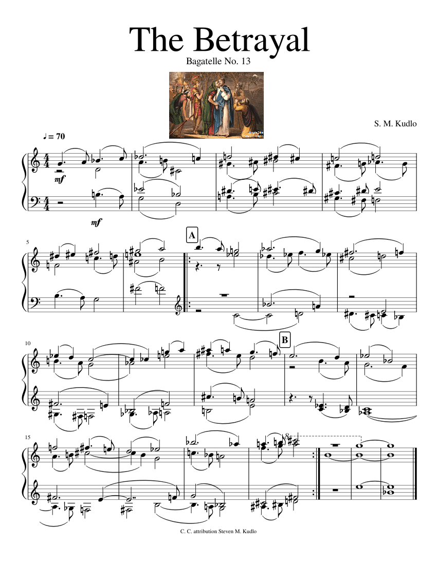 The Betrayal Sheet music for Vocals (Solo) | Musescore.com