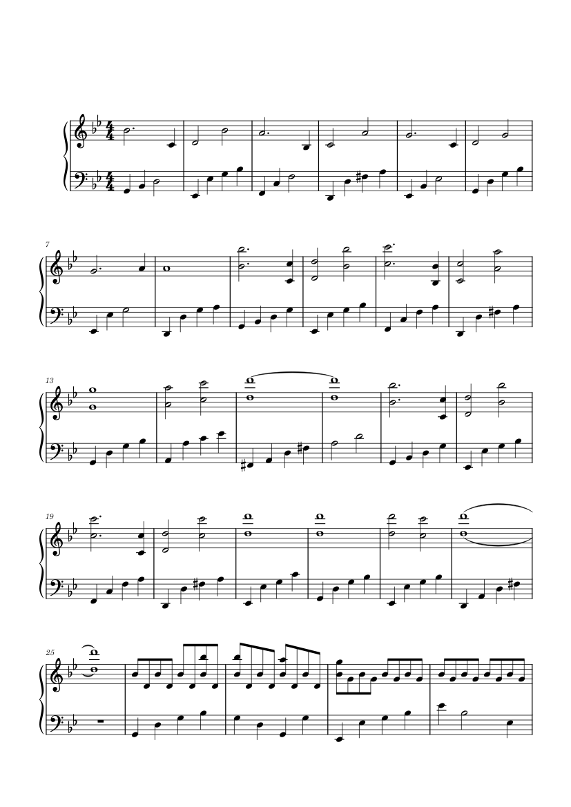Winter Waltz - Infinite Stream Sheet Music for Piano (Solo) | MuseScore.com