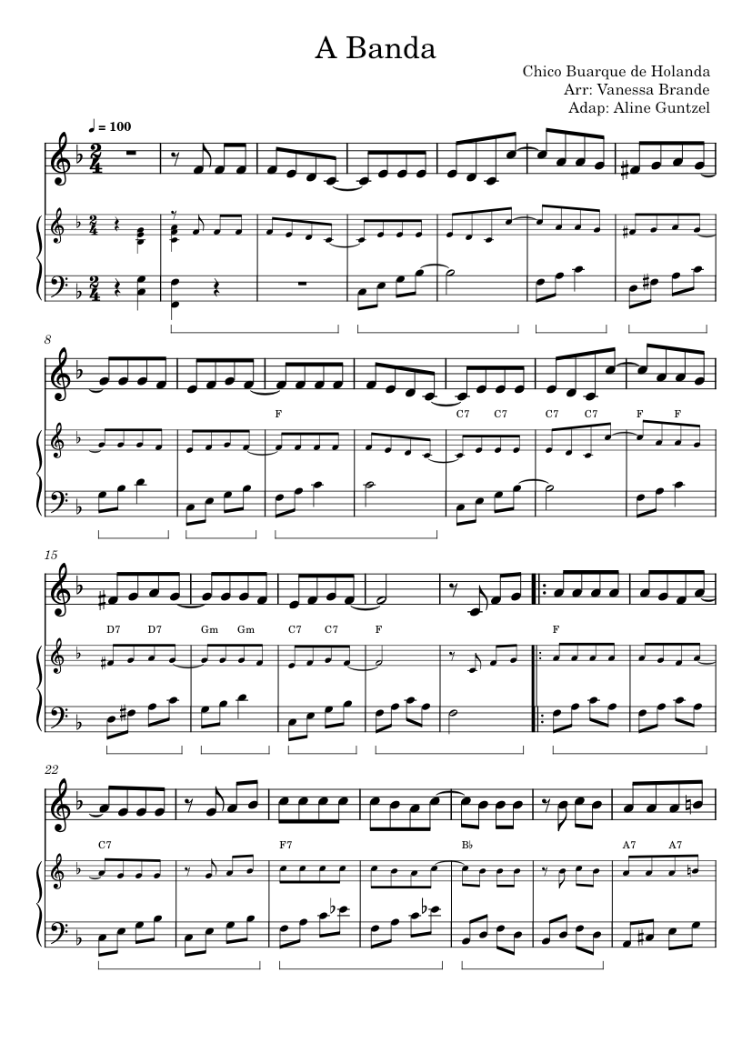 APG-S-A Banda Sheet music for Piano, Flute (Mixed Duet) | Musescore.com
