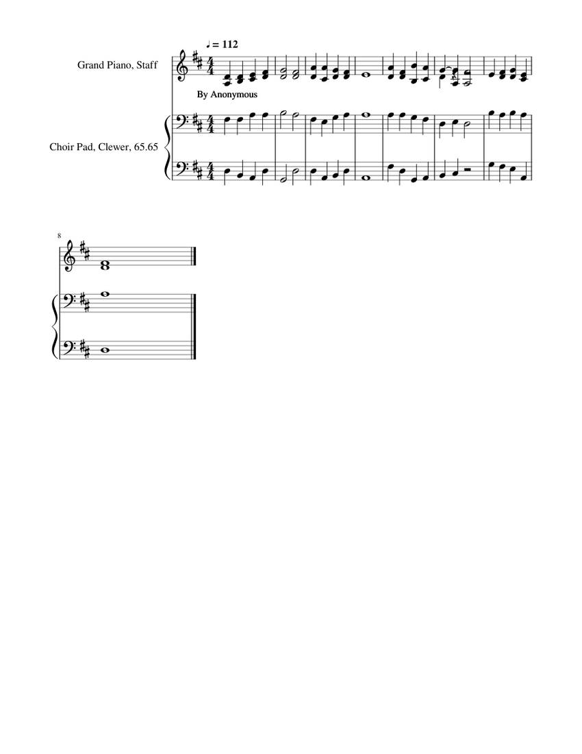 Clewer - Friedrich Filitz Sheet music for Piano, Synthesizer (Mixed ...