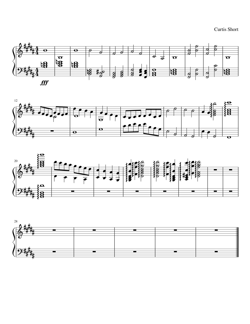 Frankenstein Sheet music for Piano (Solo) Easy | Musescore.com
