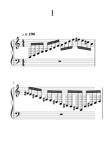 PIano Study for Right Hand Sheet music for Piano (Solo) | Musescore.com