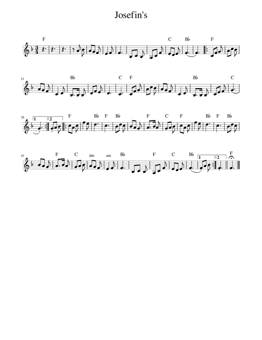 Josefin's - piano tutorial