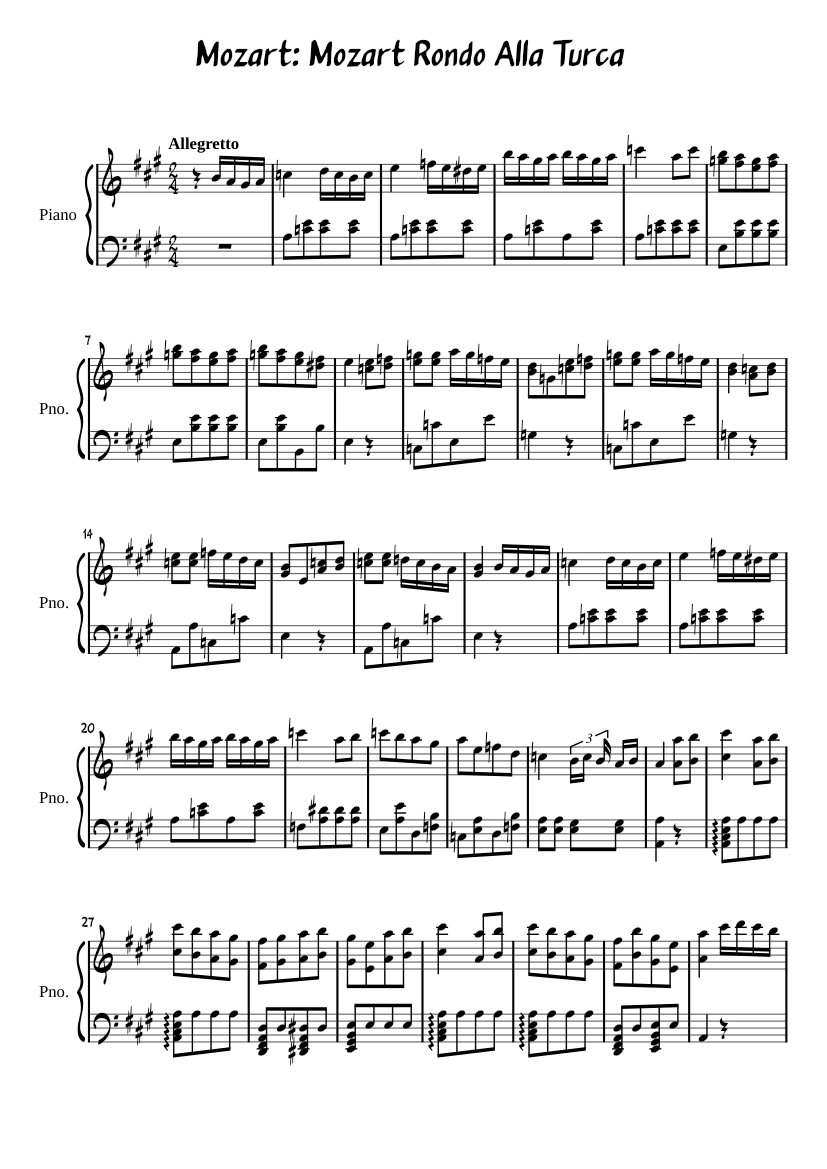 Fazil say alla turca sheet music - zoloced