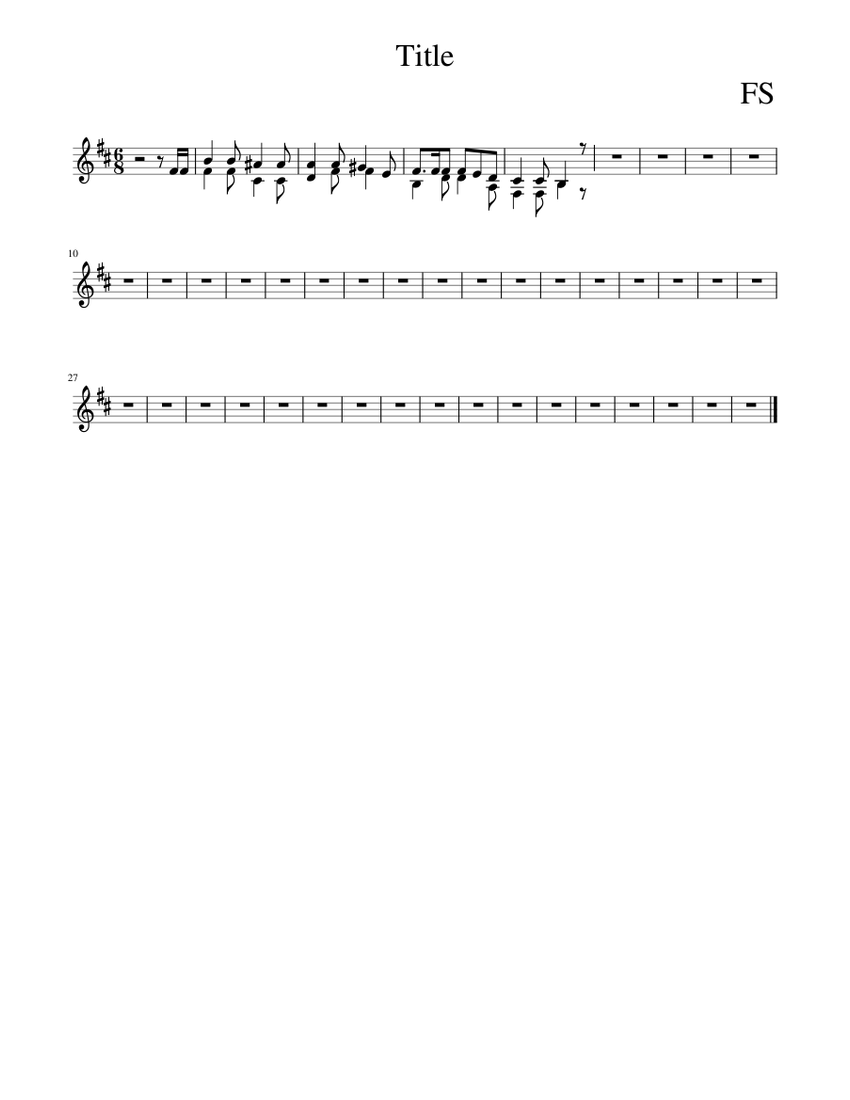 Faust Sheet music for Piano (Solo) Easy | Musescore.com