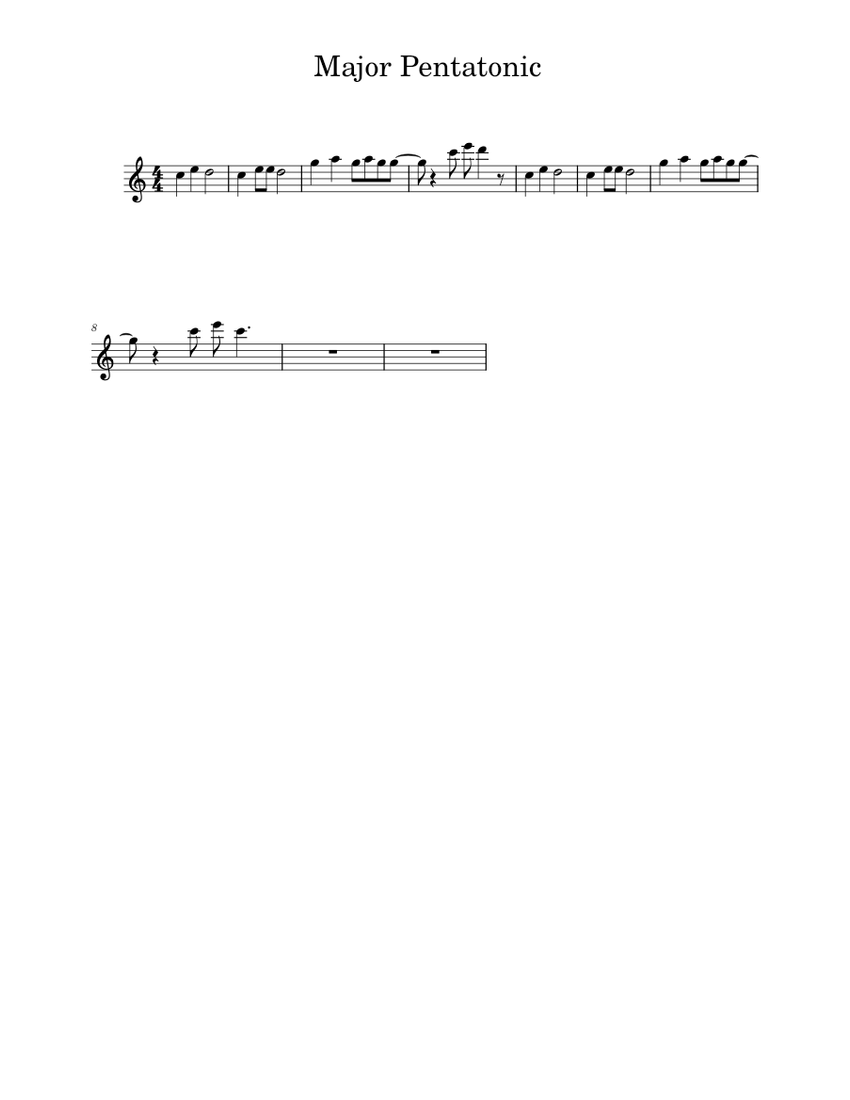 Major_Pentatonic_mimi Sheet music for Erhu (Solo) | Musescore.com
