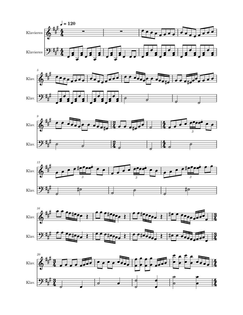 Omofono agli accordi Sheet music for Piano (Solo) | Musescore.com