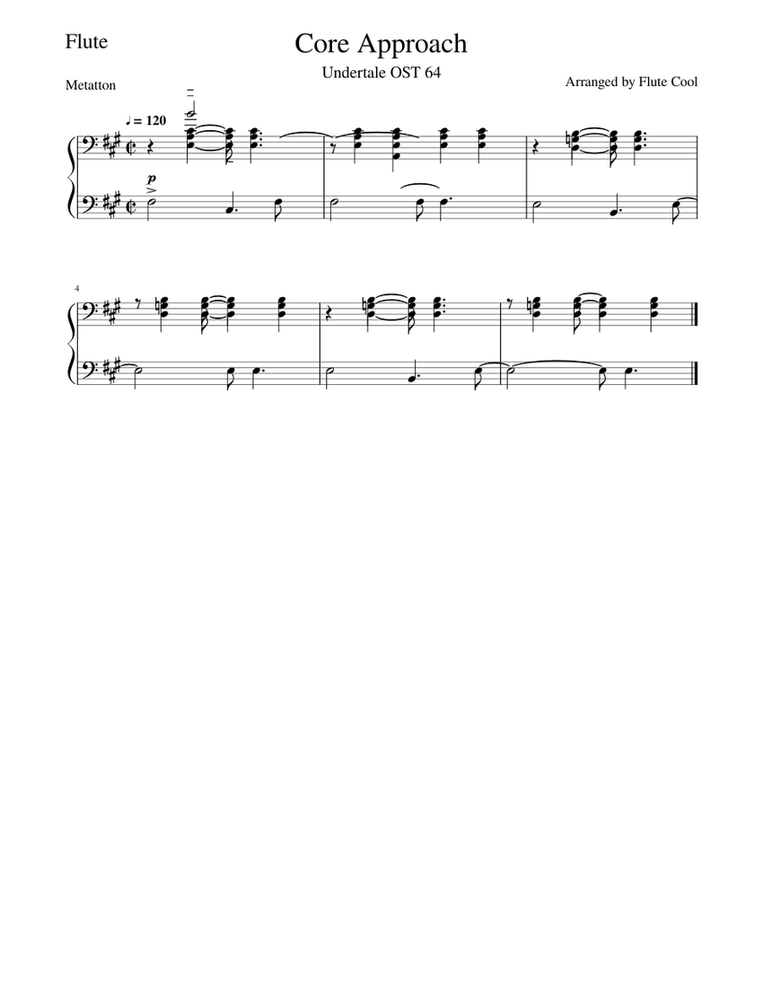 Core approach Sheet music for Piano (Solo) | Musescore.com
