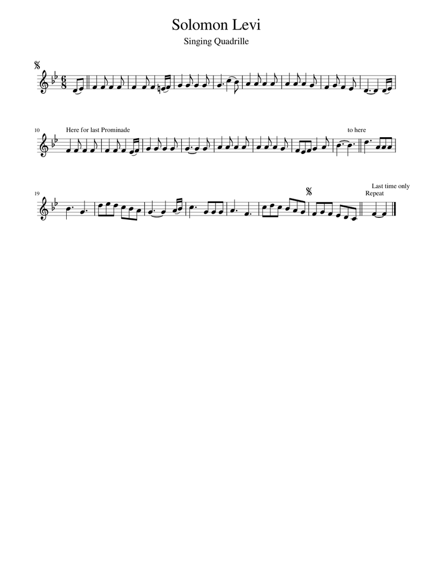Solomon Levi Sheet music for Piano (Solo) | Musescore.com