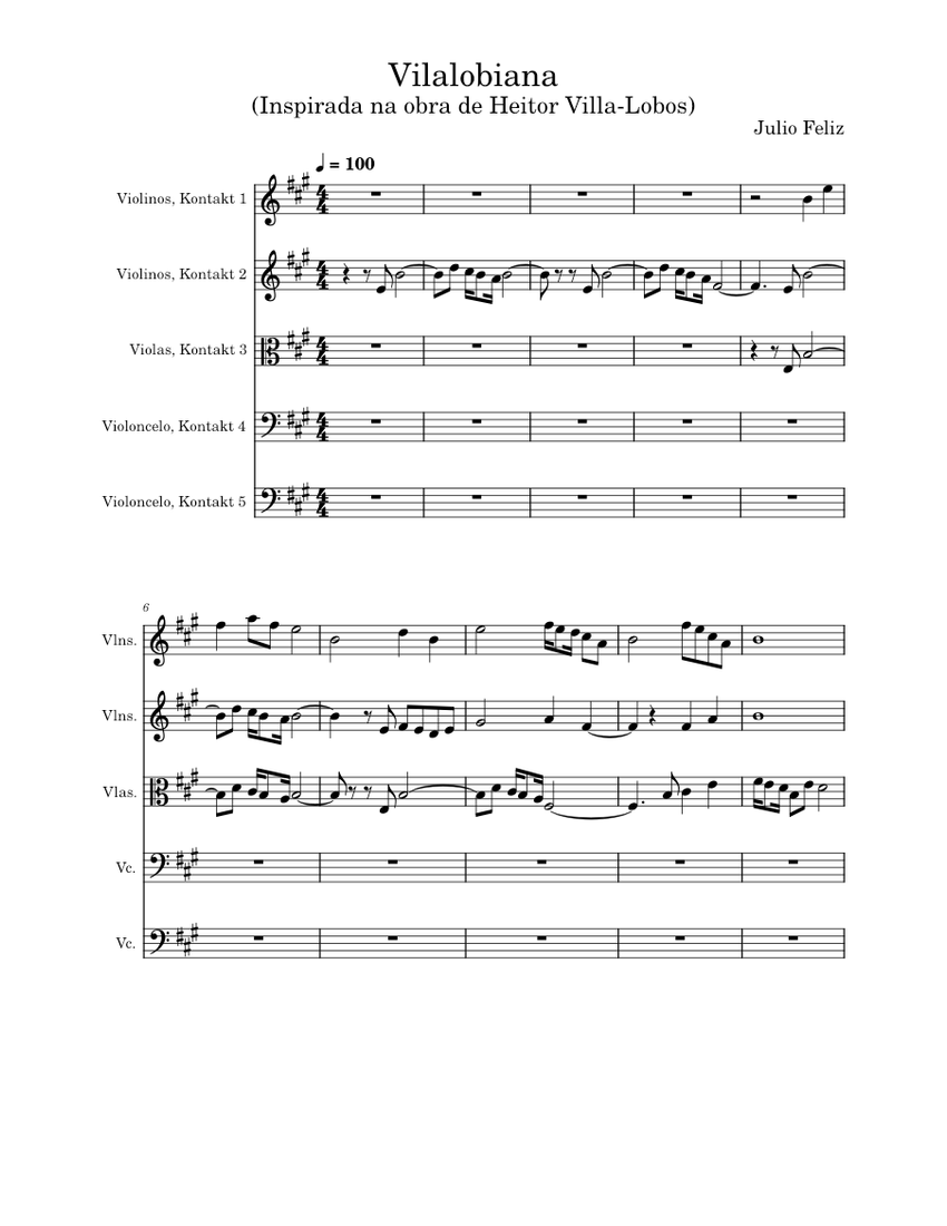 Vilalobiana - Inspirada na obra de Heitor Villa-Lobos - Julio Feliz ...