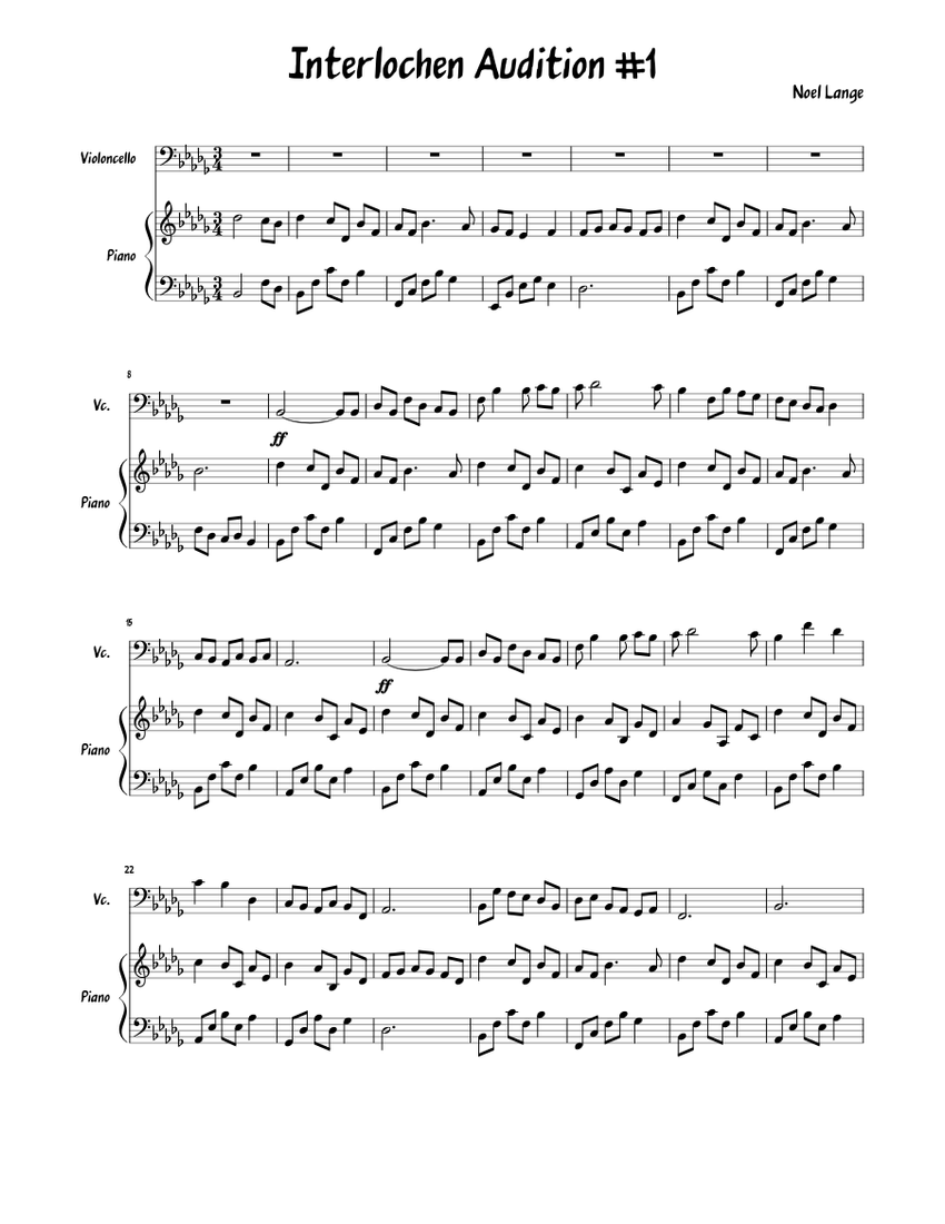 Interlochen - piano tutorial