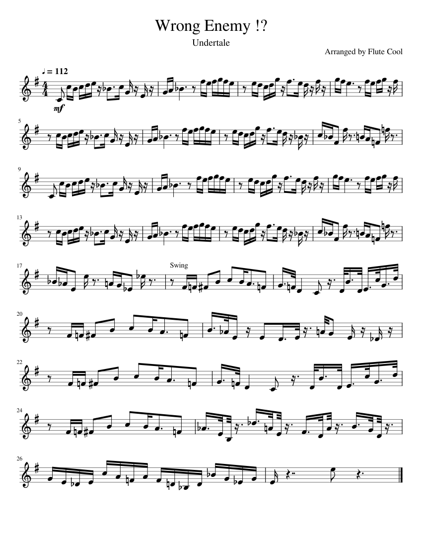 Wrong Enemy - piano tutorial