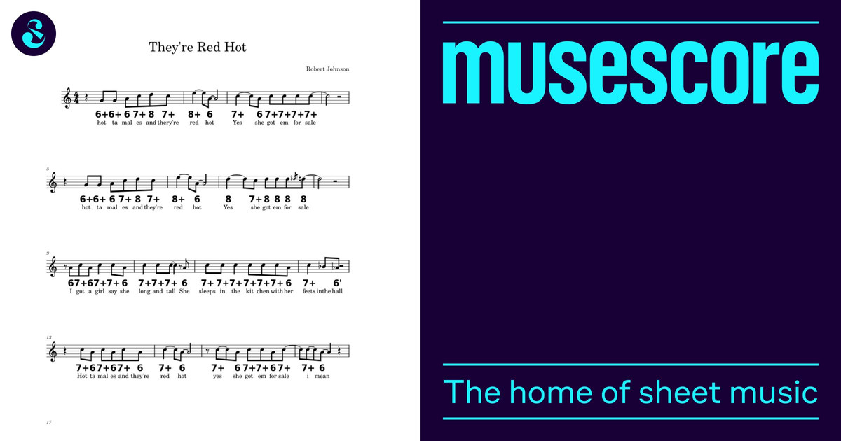 They're Red Hot Sheet music for Piano (Solo) Easy | Musescore.com