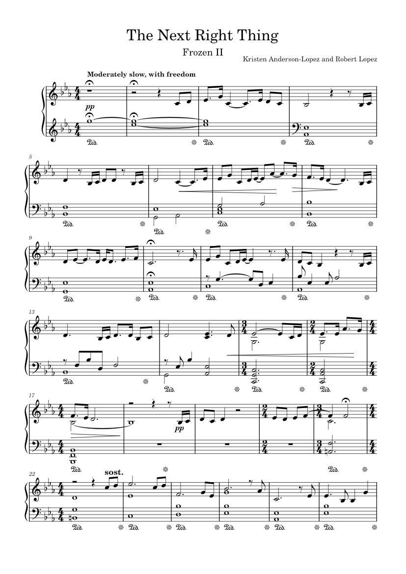 The Next Right Thing (from Disney's Frozen 2) – Kristen Bell, Agatha ...