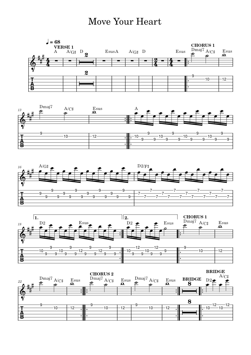 Move Your Heart – UPPERROOM Move_Your_Heart Sheet Music and Tab with ...