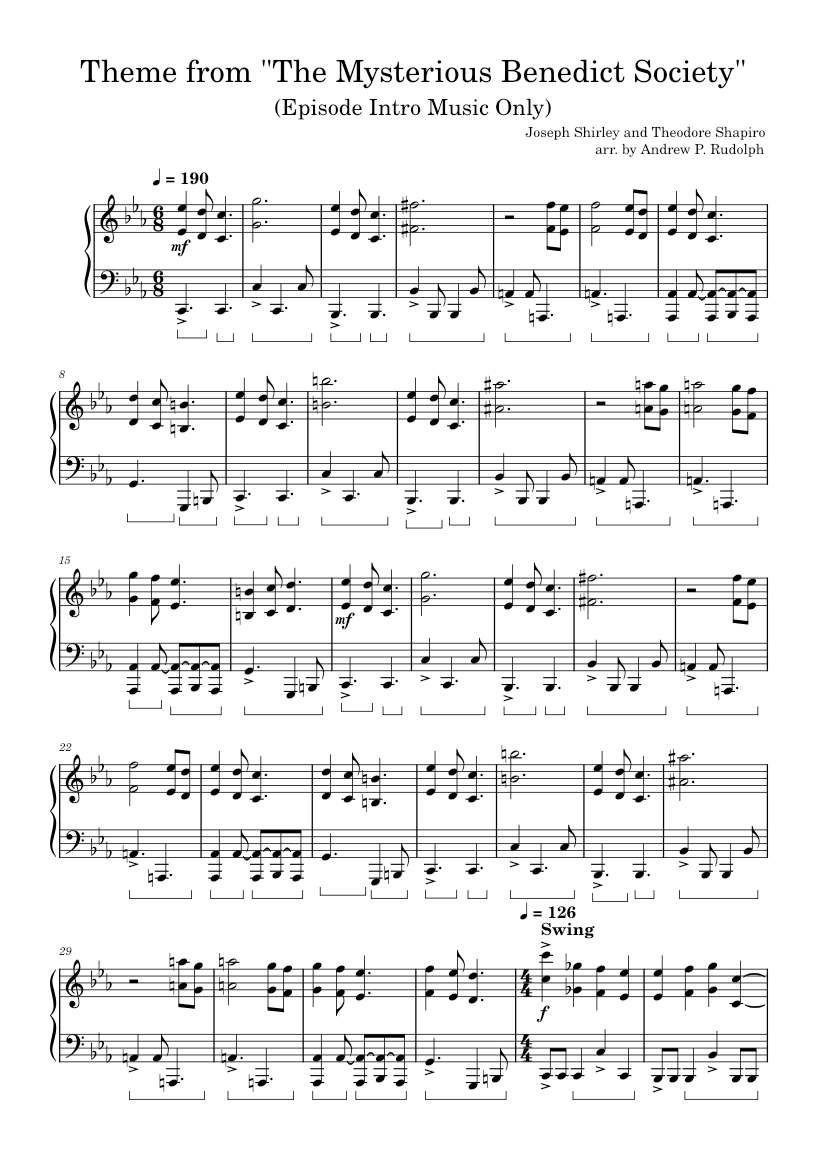 Main theme from The Mysterious Benedict Society – Composers of Disney ...