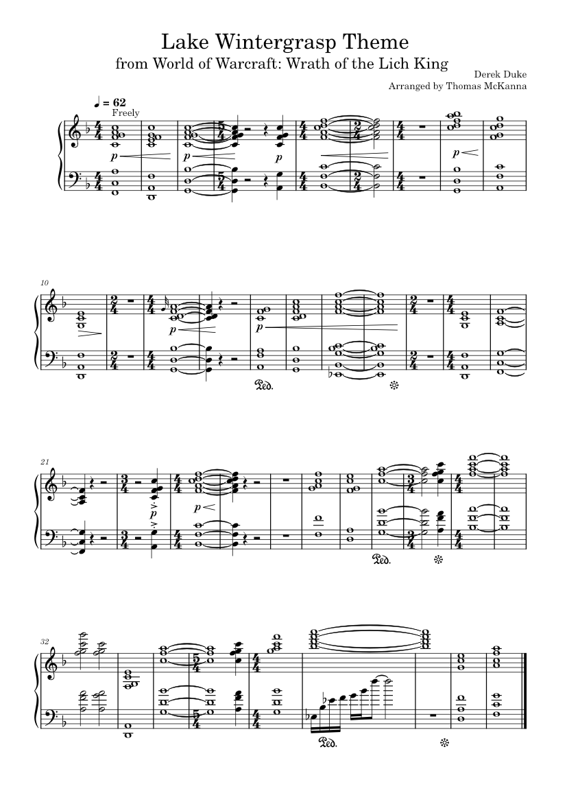 Wintergrasp Theme (World of Warcraft: Wrath of the Lich King) – Derek ...